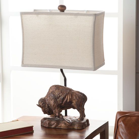 Rods : Home on the Range Buffalo Table Lamp – iLovehotdealz