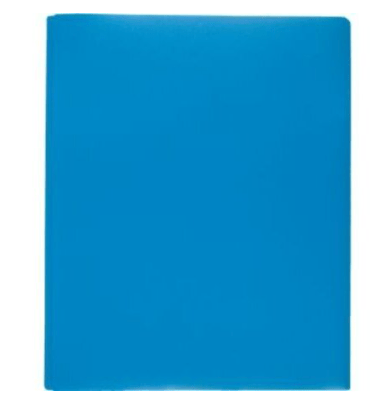Mead : Mead Color Talk Pocket and Prong Plastic Folder, Blue ...