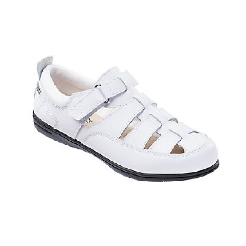 Haband! : Women’s Dr. Max™ Leather Closed-Toe Fisherman Sandals ...
